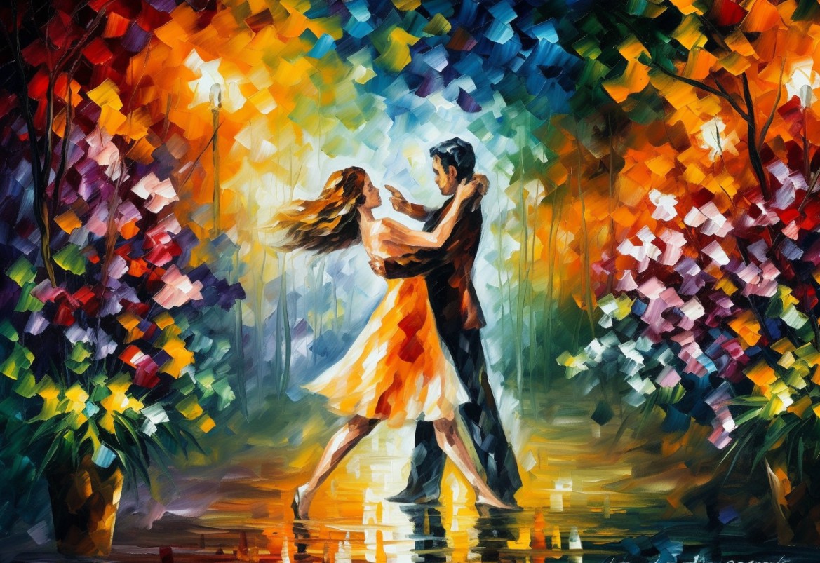 Romantiek Onder de Wilgen: Liefde Vastgelegd in Kunst | Kunst voor in huis