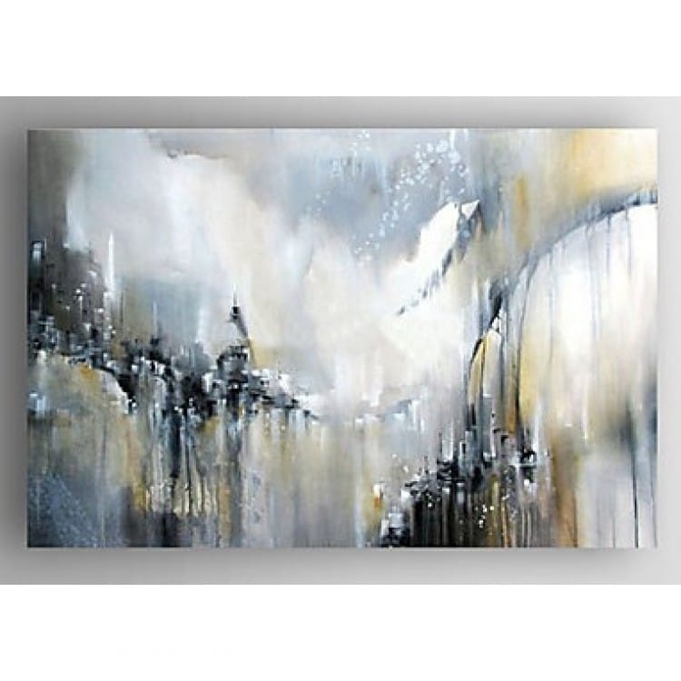 Abstract Modern schilderij Met Grijs | Kunst voor in huis